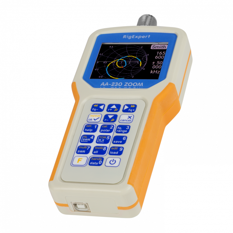 Analyseur RigExpert AA 230 ZOOM Couverture Jusqu 230 MHz